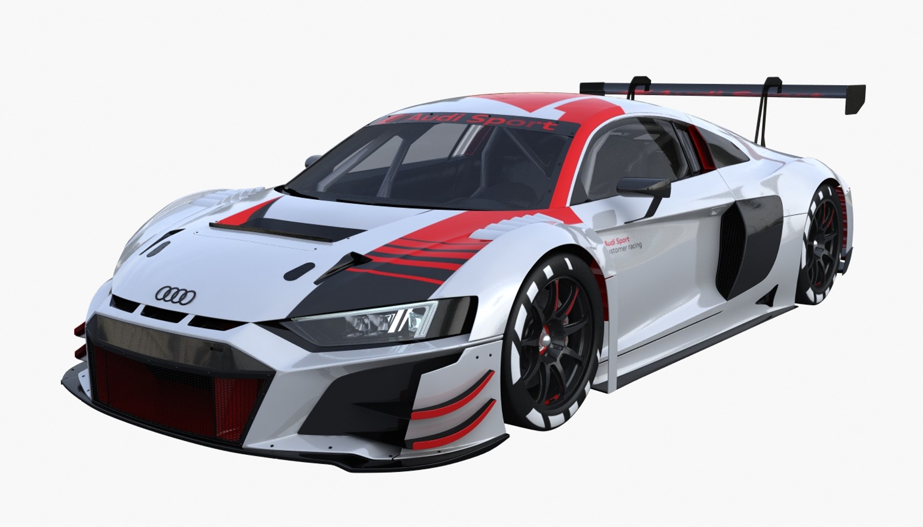 3D audi r8 lms gt3 model - TurboSquid 1374028