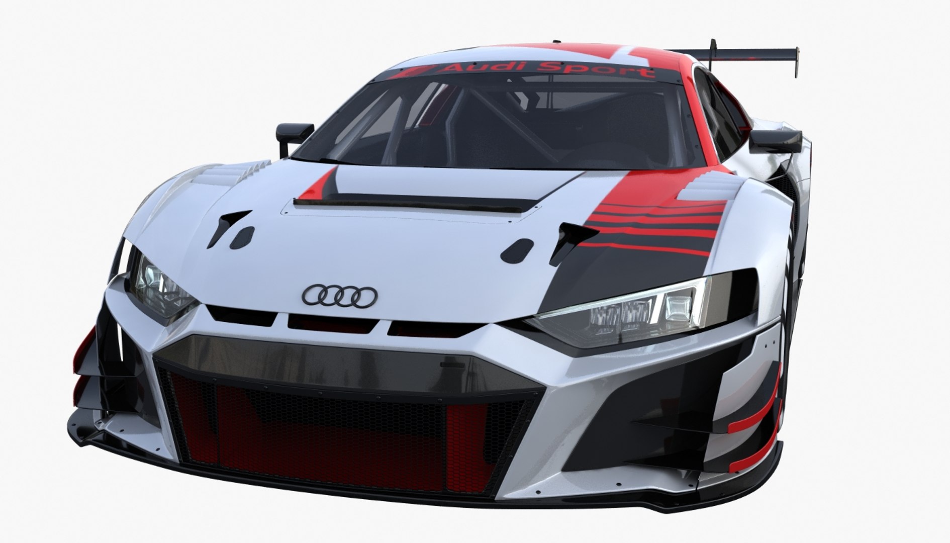 3D Audi R8 Lms Gt3 Model - TurboSquid 1374028
