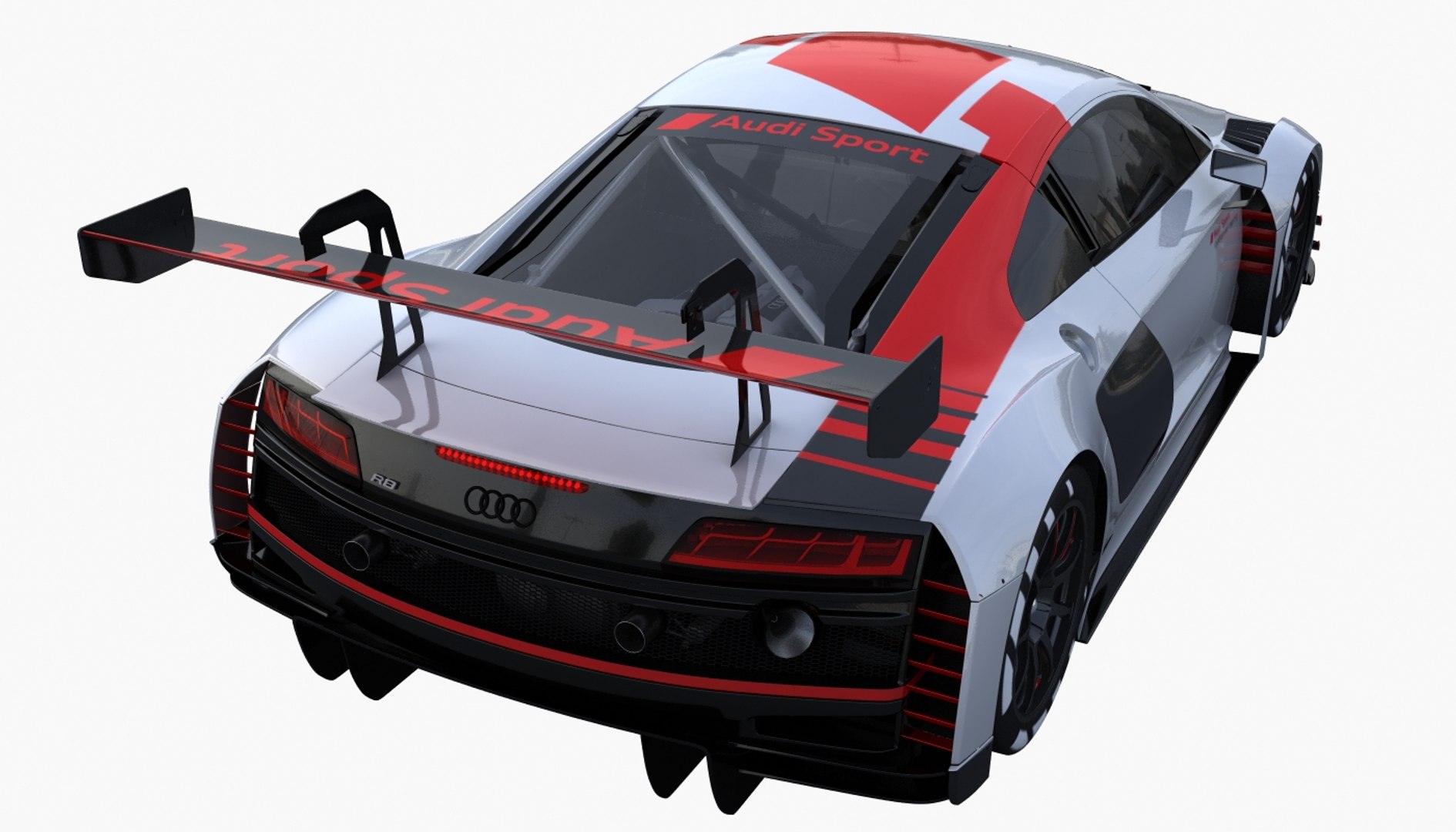 3D Audi R8 Lms Gt3 Model - TurboSquid 1374028