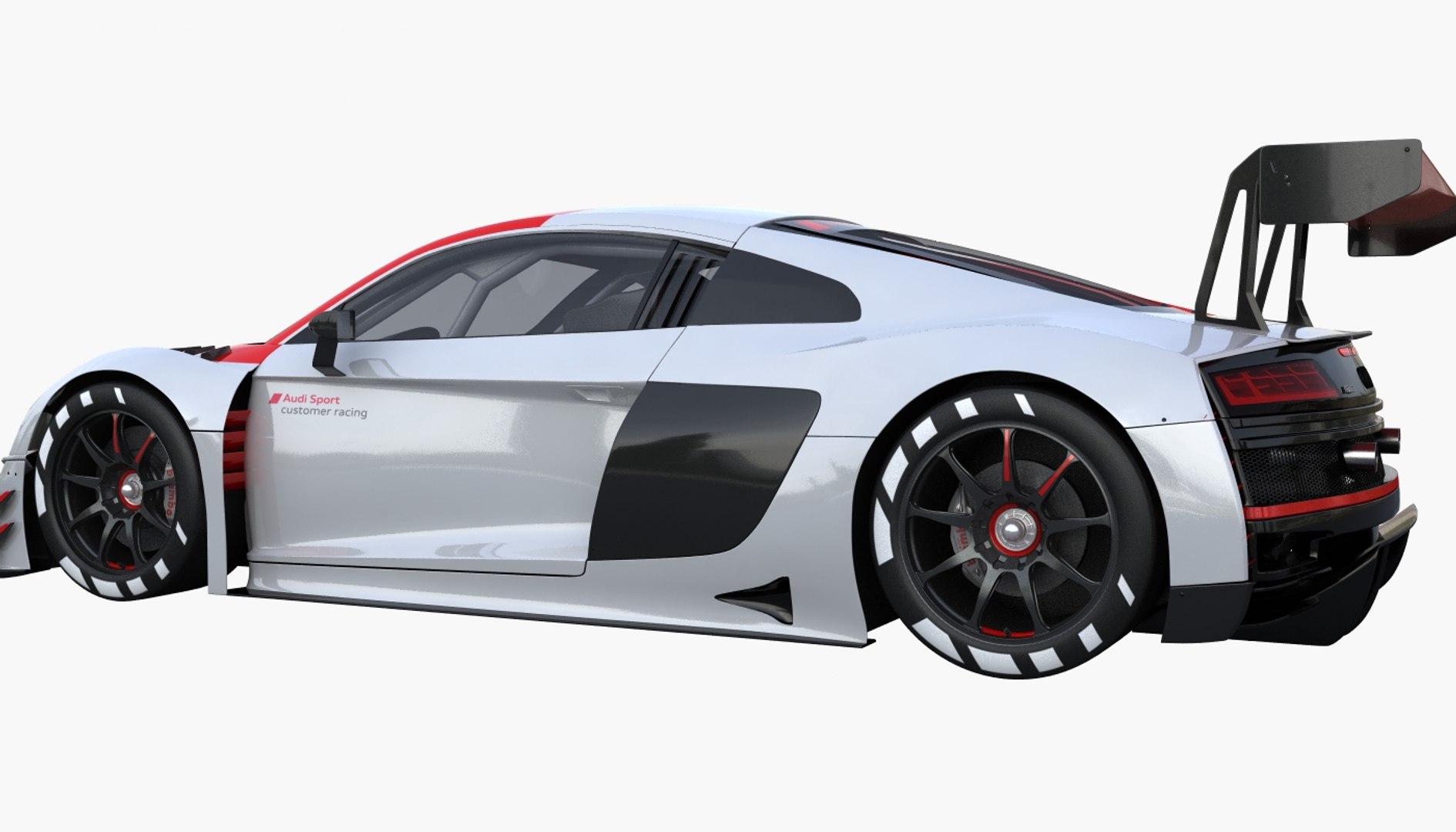 3D Audi R8 Lms Gt3 Model - TurboSquid 1374028