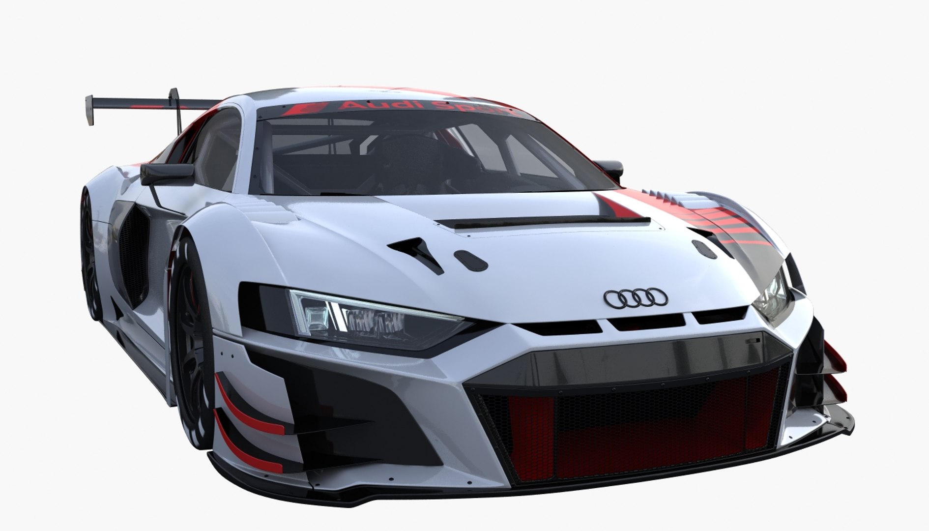 3D Audi R8 Lms Gt3 Model - TurboSquid 1374028