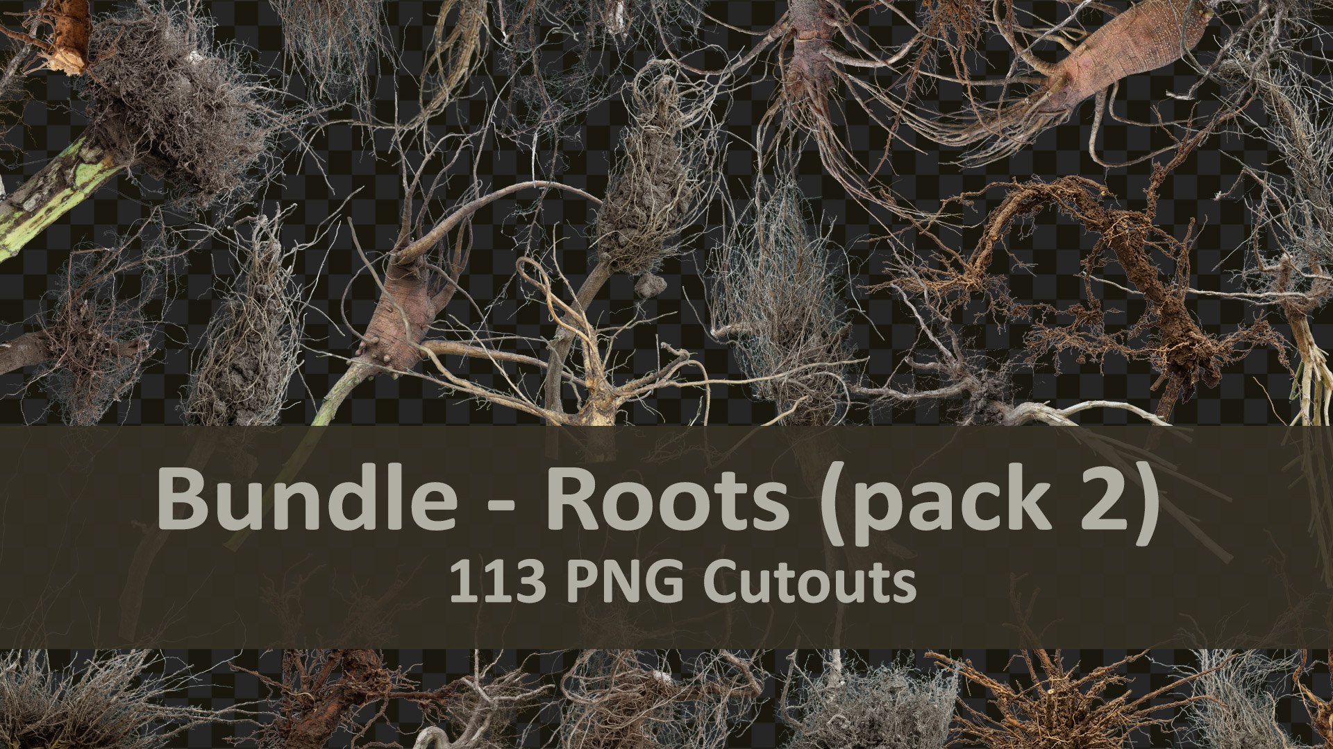 PNG Photo Pack- Roots Pack 2 3D - TurboSquid 2041537