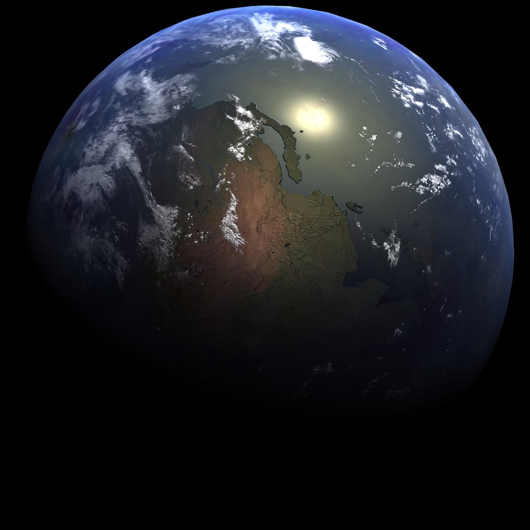 3d Eocene Earth