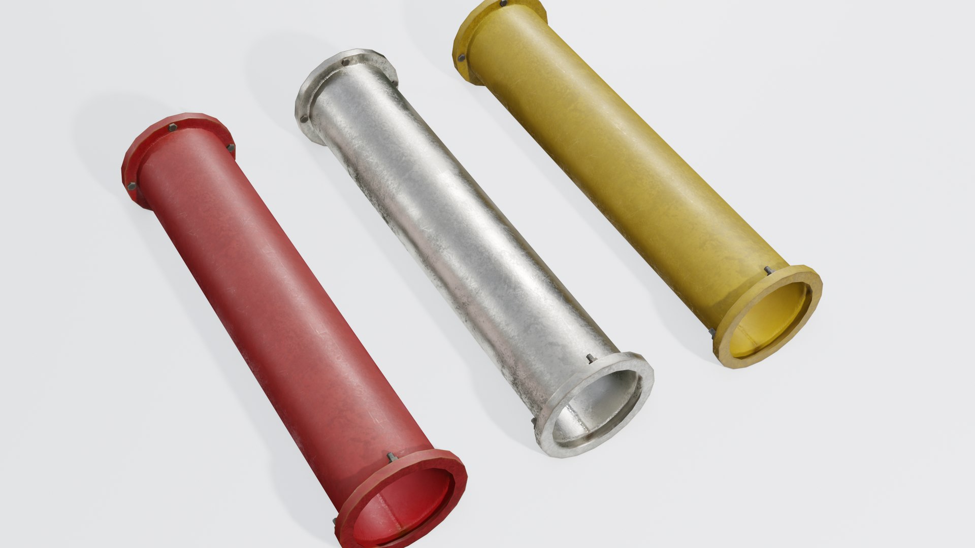 3D Modular Pipes Pack - TurboSquid 2132750