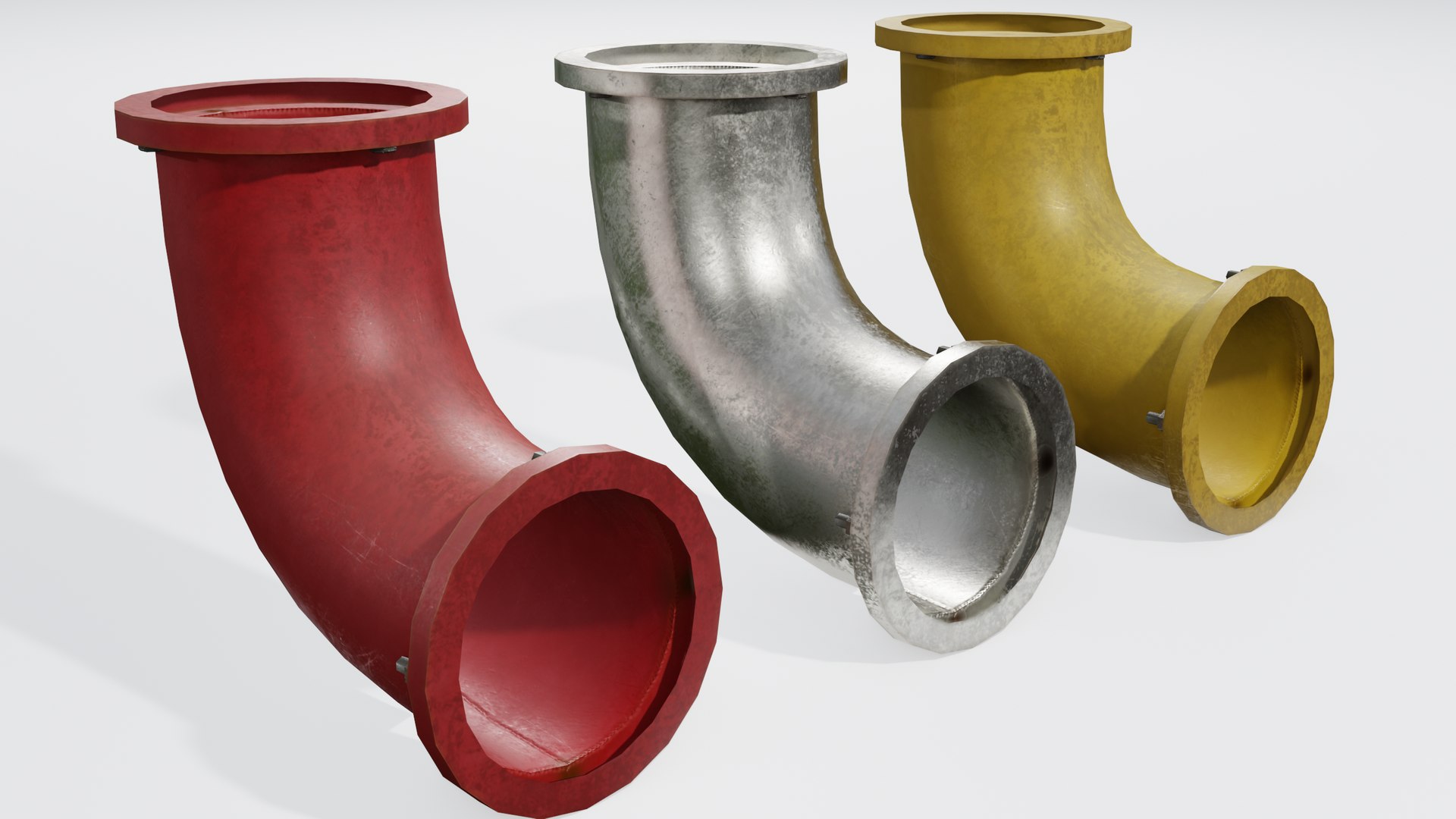3D Modular Pipes Pack - TurboSquid 2132750