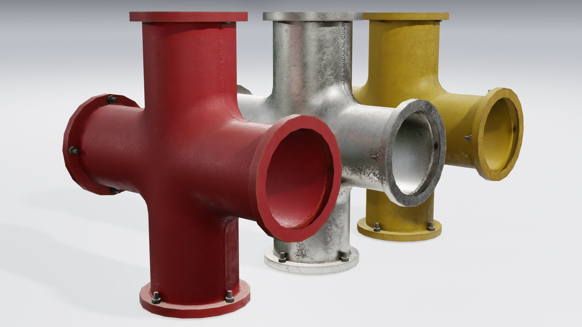 3D Modular Pipes Pack - TurboSquid 2132750