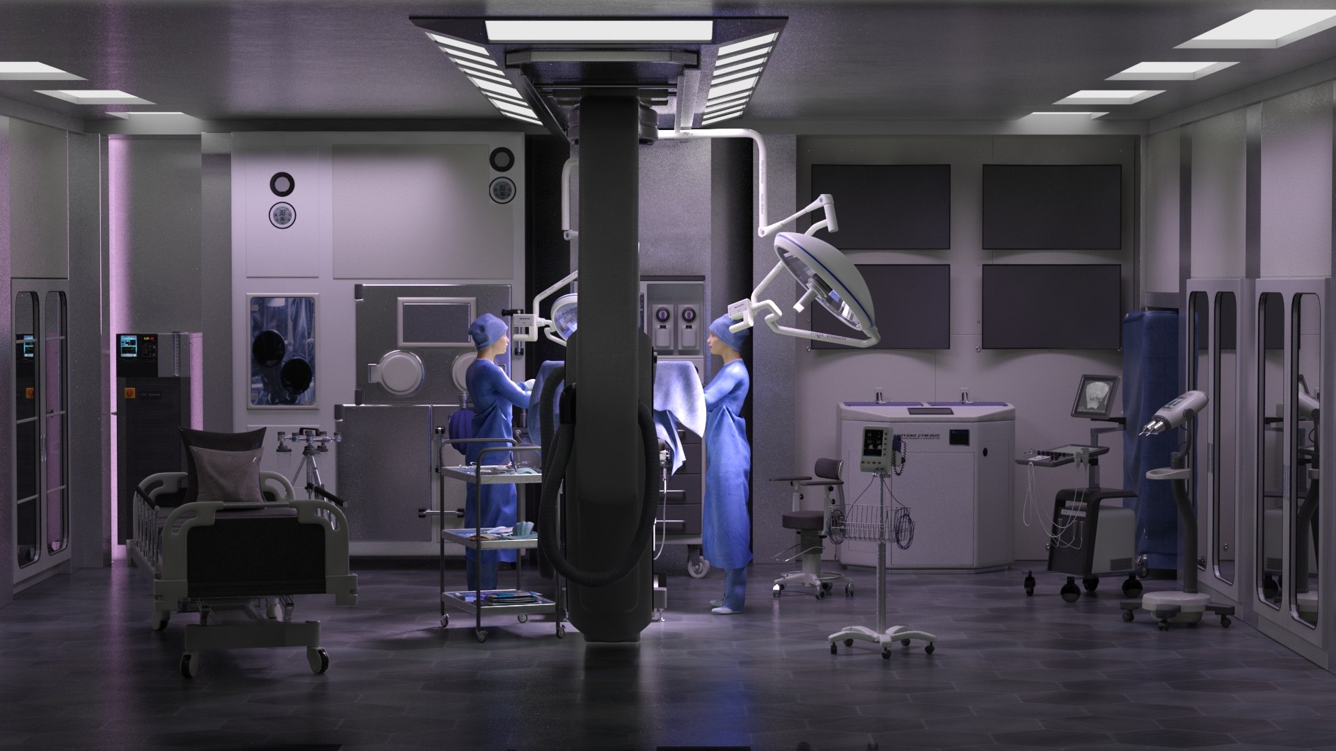 Surgery room pro 3D - TurboSquid 1484775