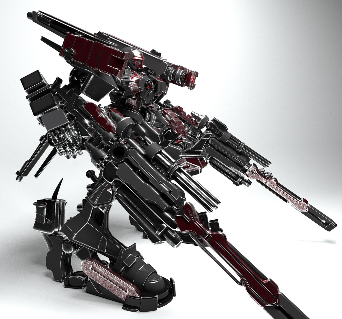 Man Robot Weapon 3D - TurboSquid 1277265