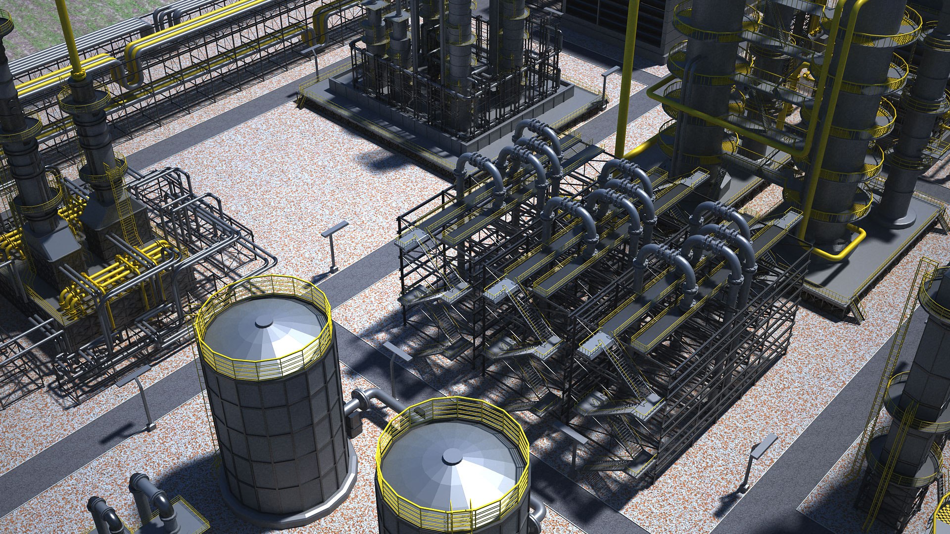LNG Port 06 3D model - TurboSquid 1954788