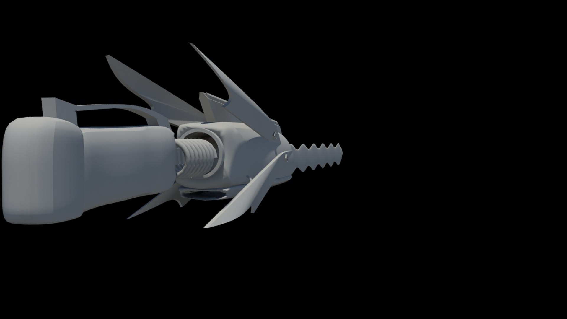 Handgun Transforms 3d Model