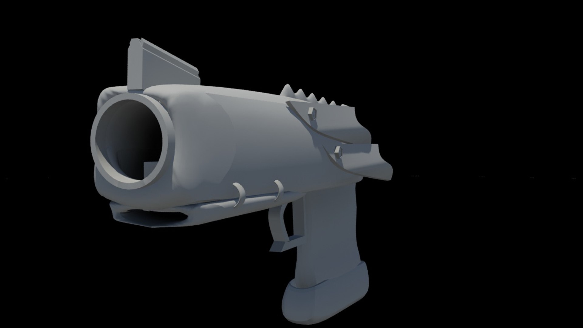 Handgun Transforms 3d Model