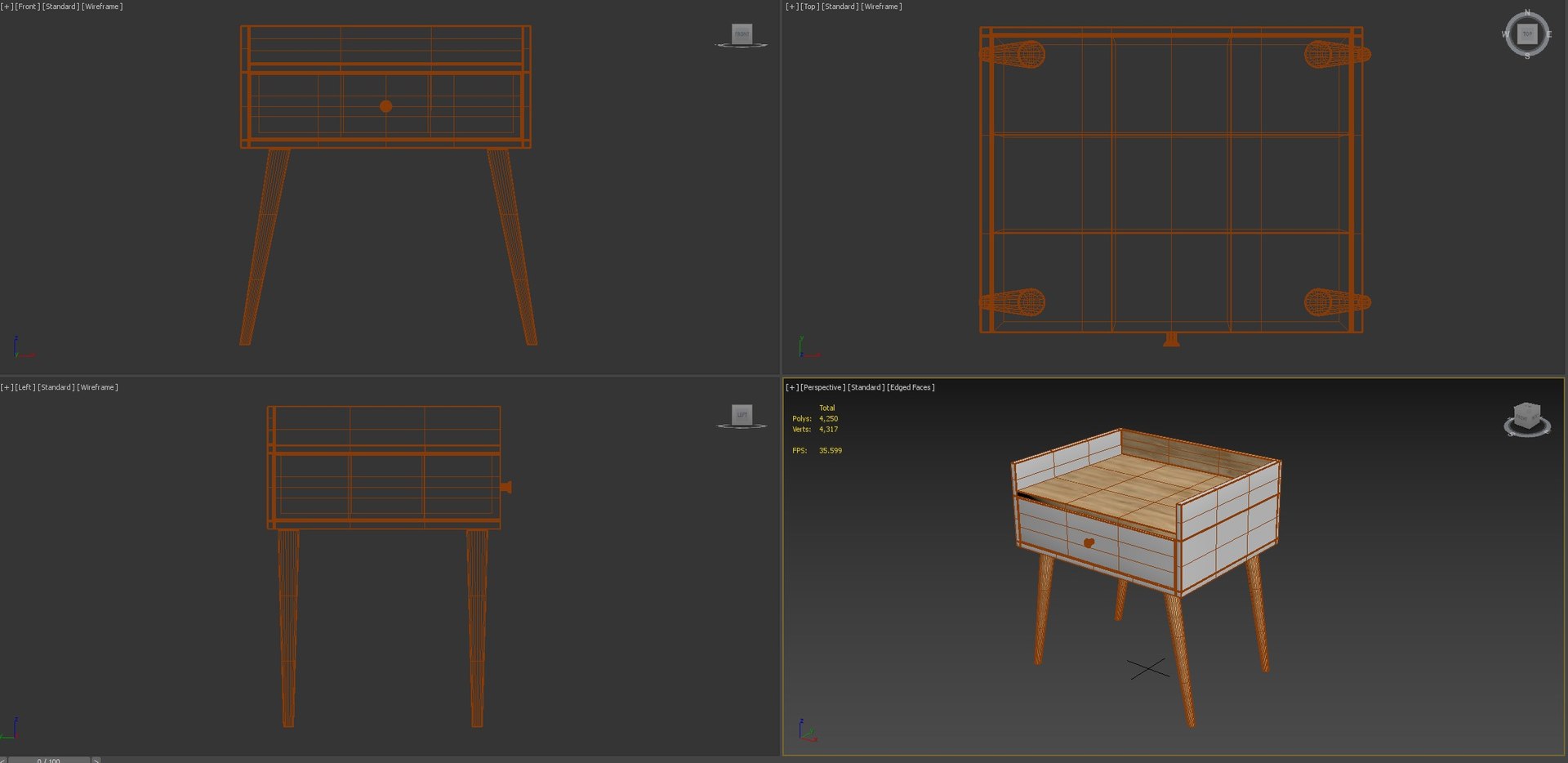 Cabinet Scandinavian Art In Head Asgard 3D Model - TurboSquid 2020342