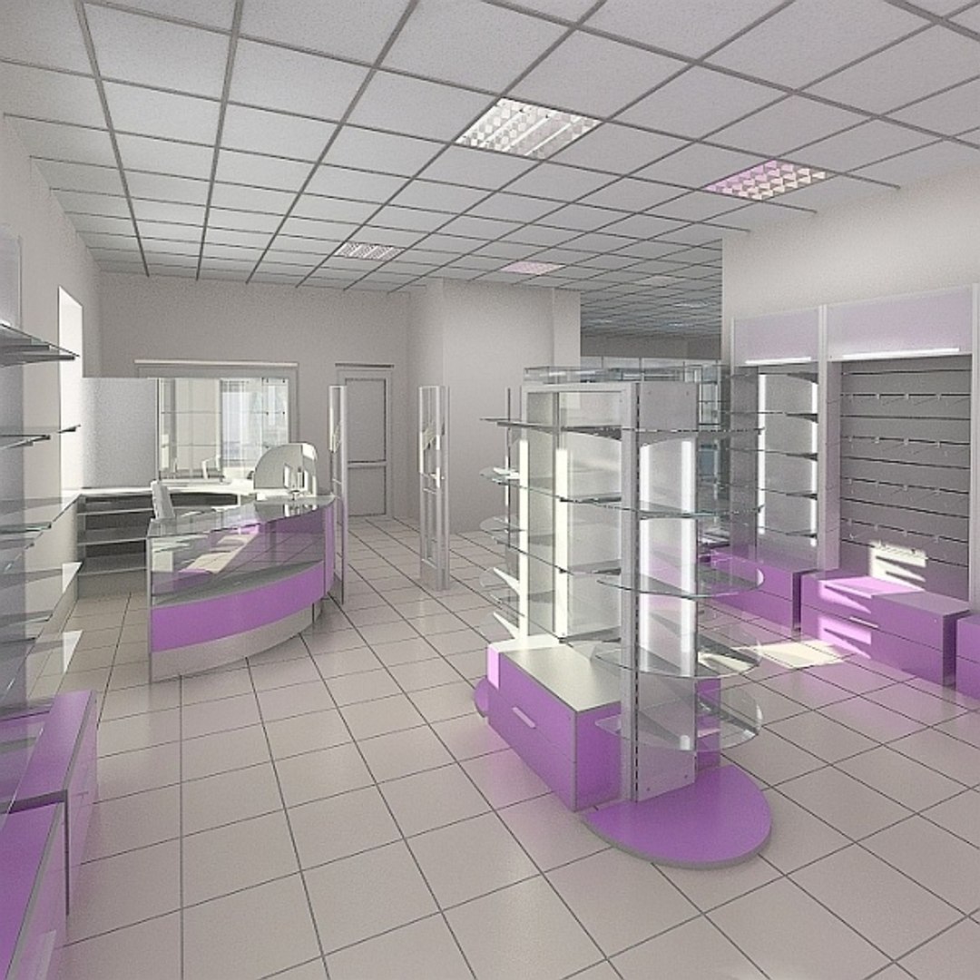 Pharmacy S 3d Model