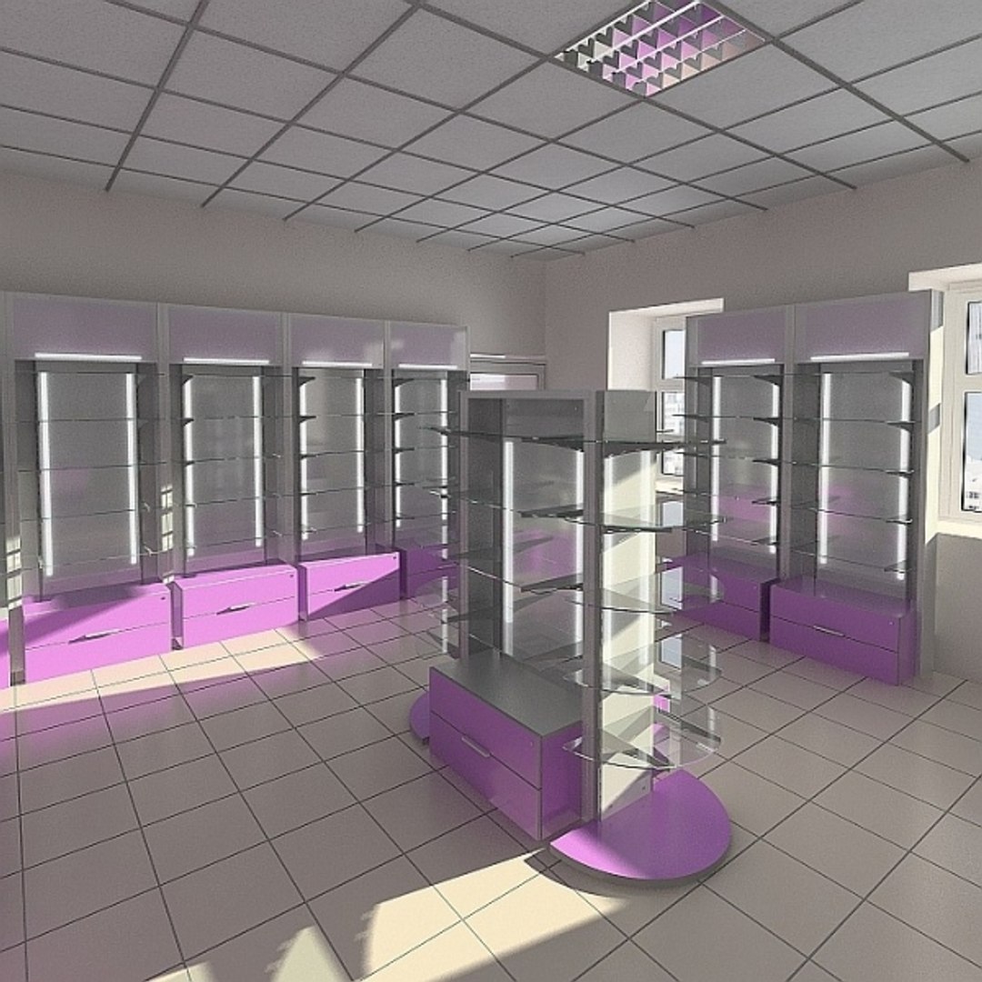 Pharmacy S 3d Model