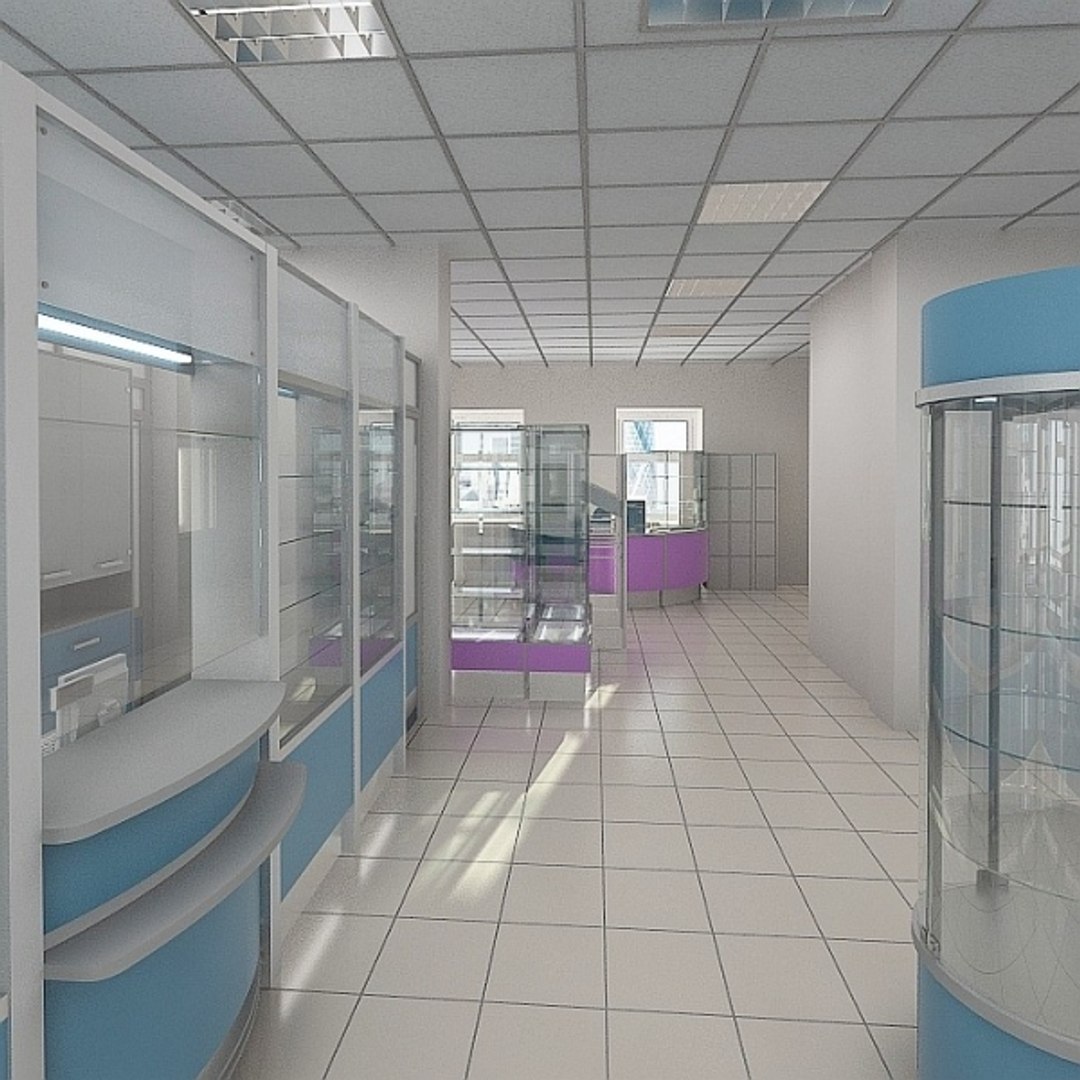 Pharmacy S 3d Model