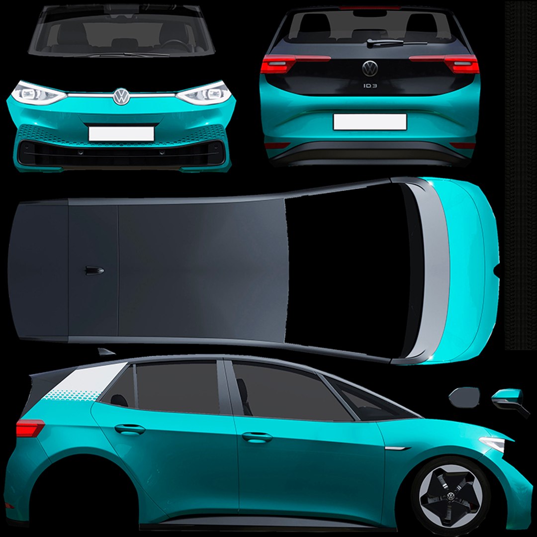 3D Volkswagen ID3 2020 Model - TurboSquid 2167555