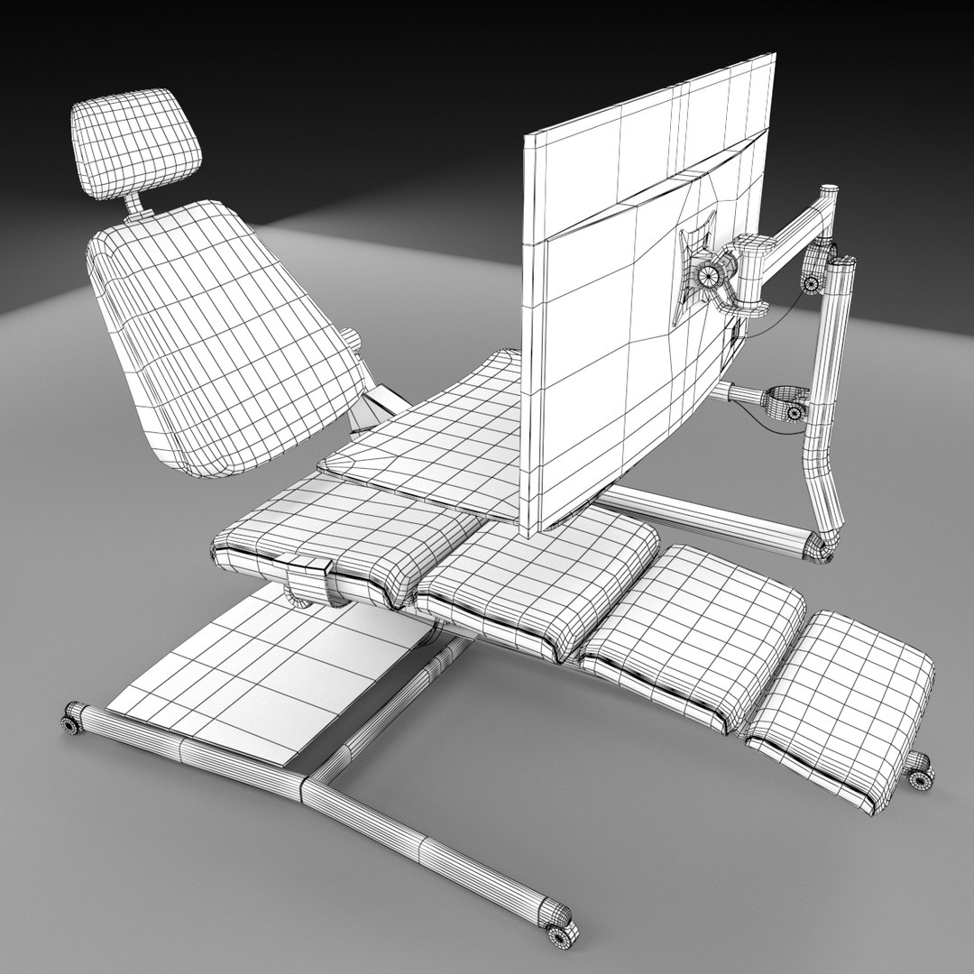 3D Model Work Station - TurboSquid 1391341