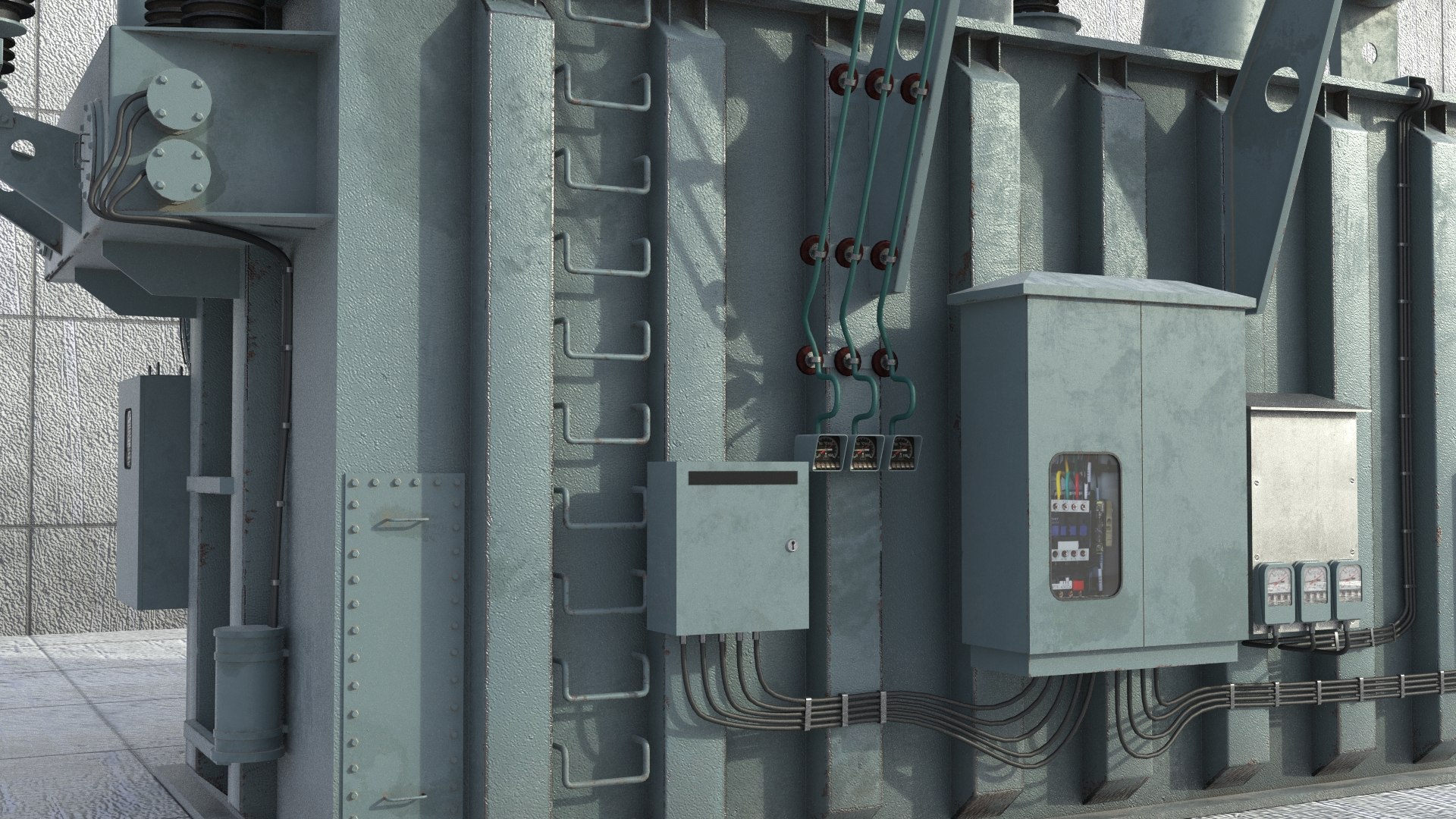 Electrical Transformer 3D Model - TurboSquid 1551576