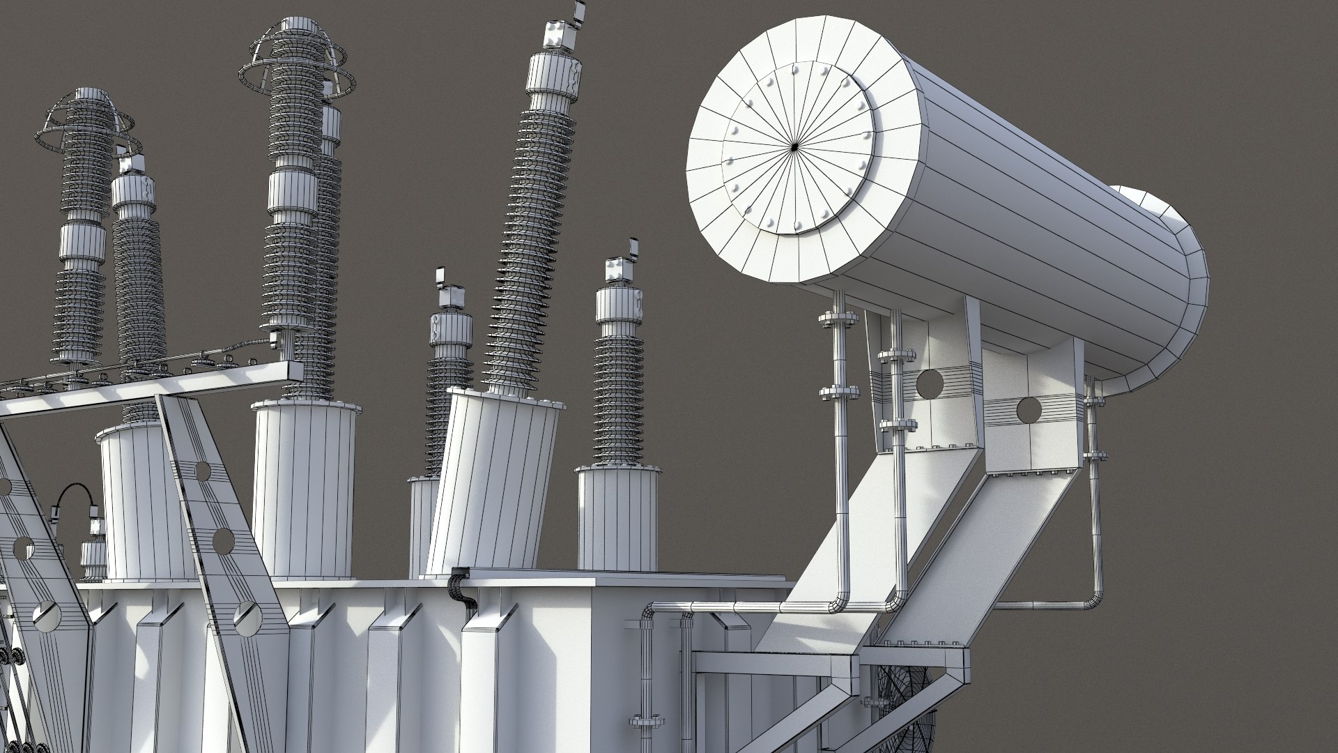 Electrical transformer 3D model - TurboSquid 1551576