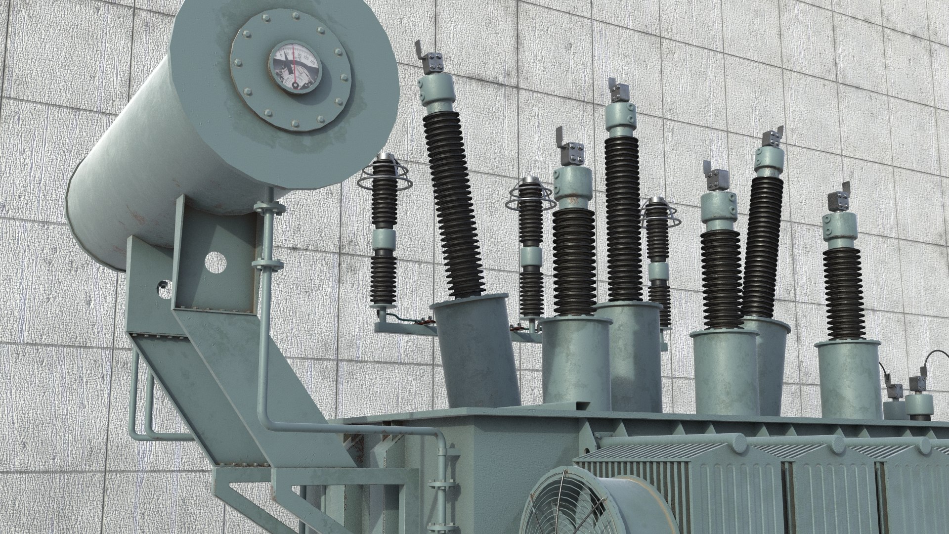 Electrical Transformer 3D Model - TurboSquid 1551576