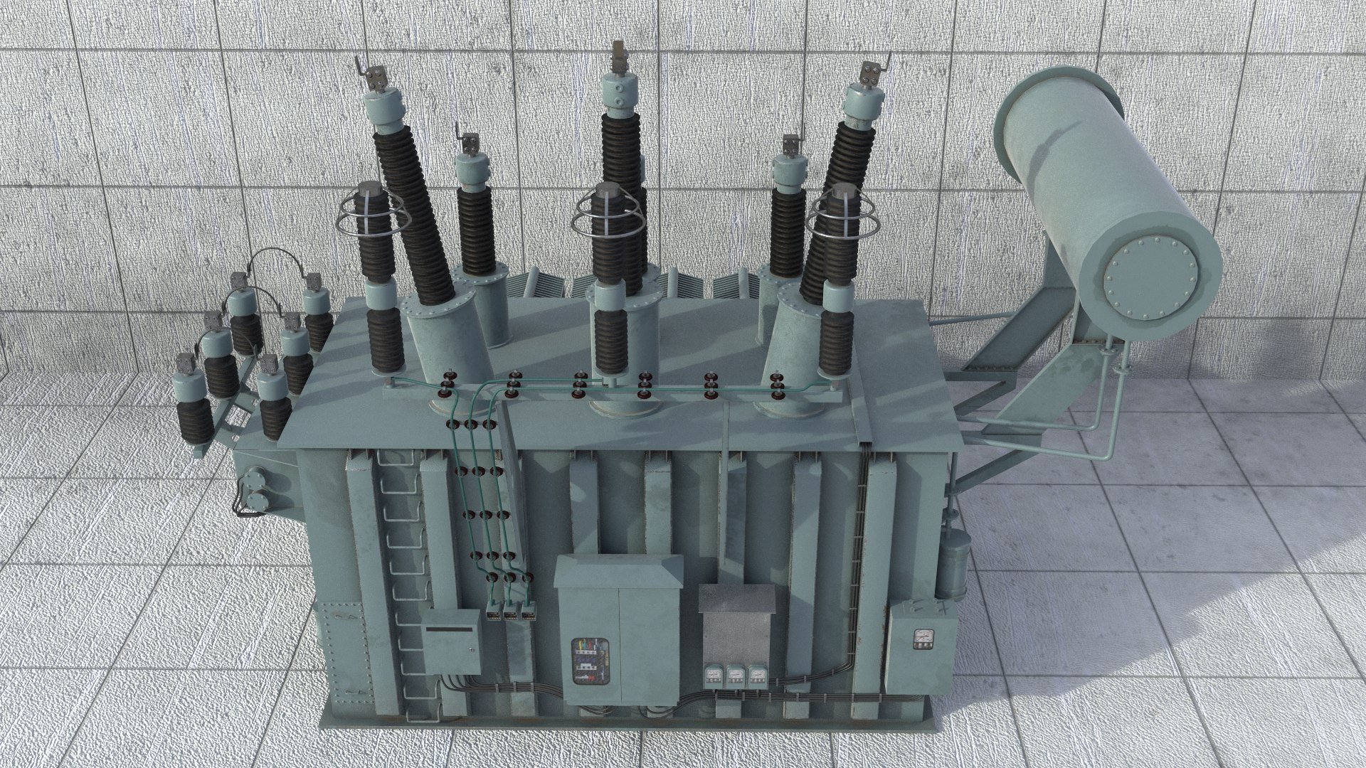 Electrical Transformer 3D Model - TurboSquid 1551576