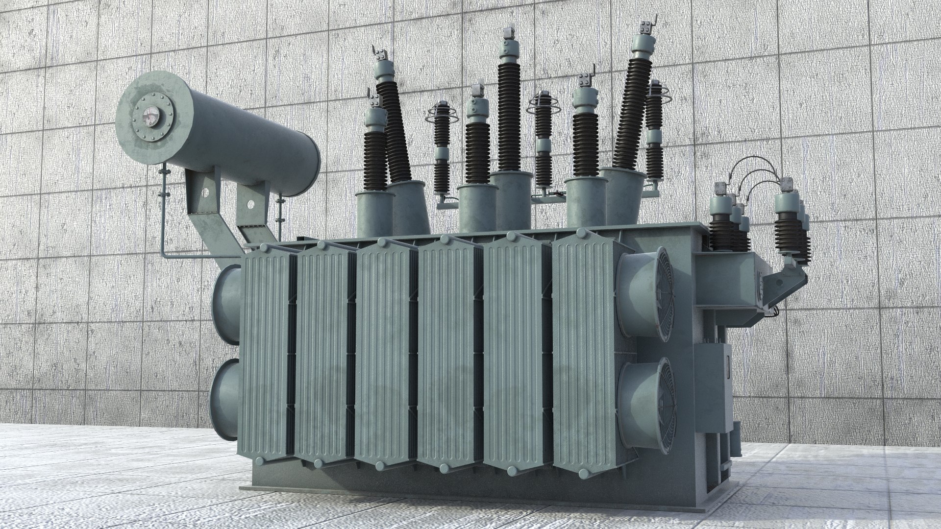 Electrical Transformer 3D Model - TurboSquid 1551576