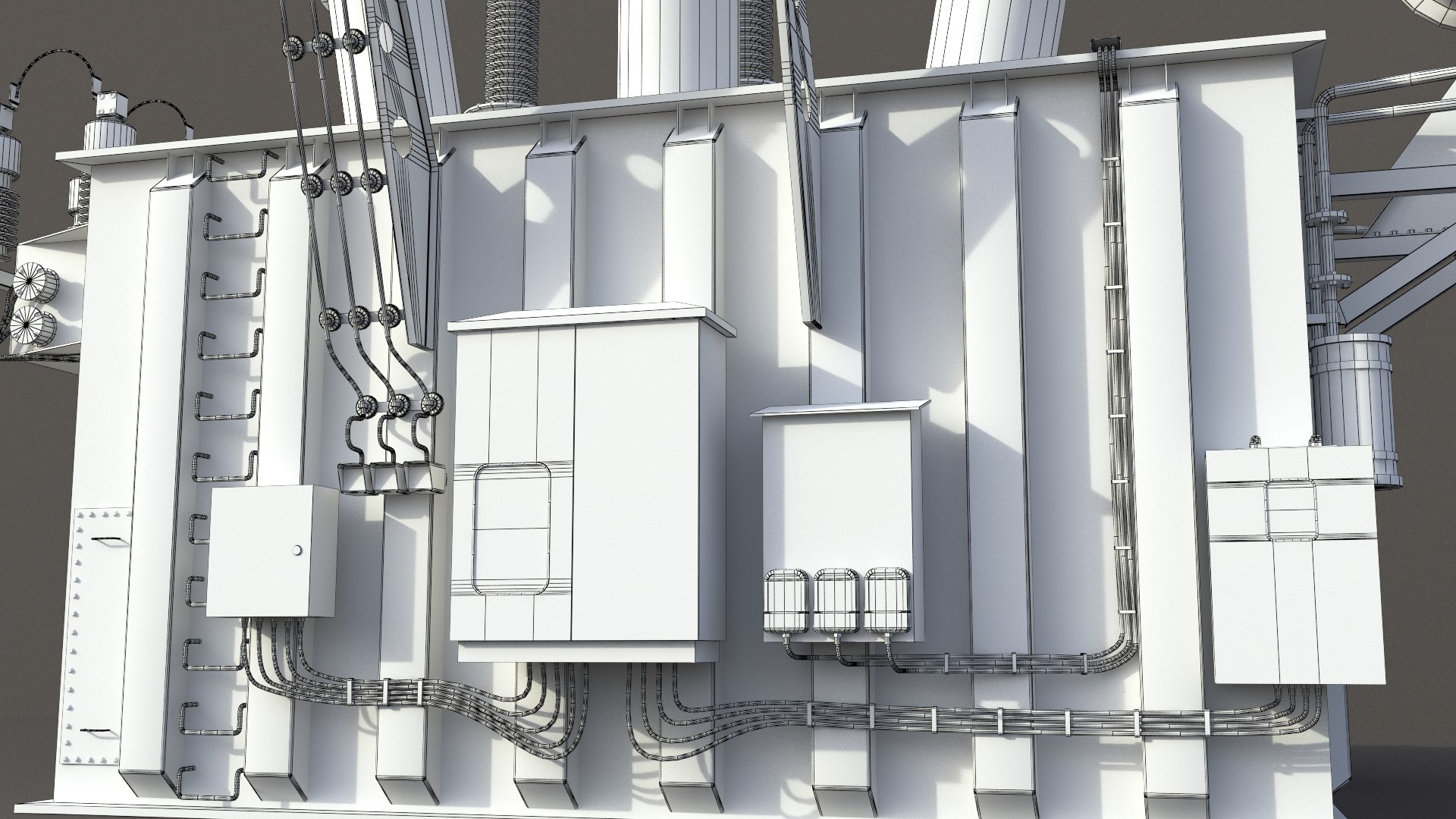 Electrical transformer 3D model - TurboSquid 1551576