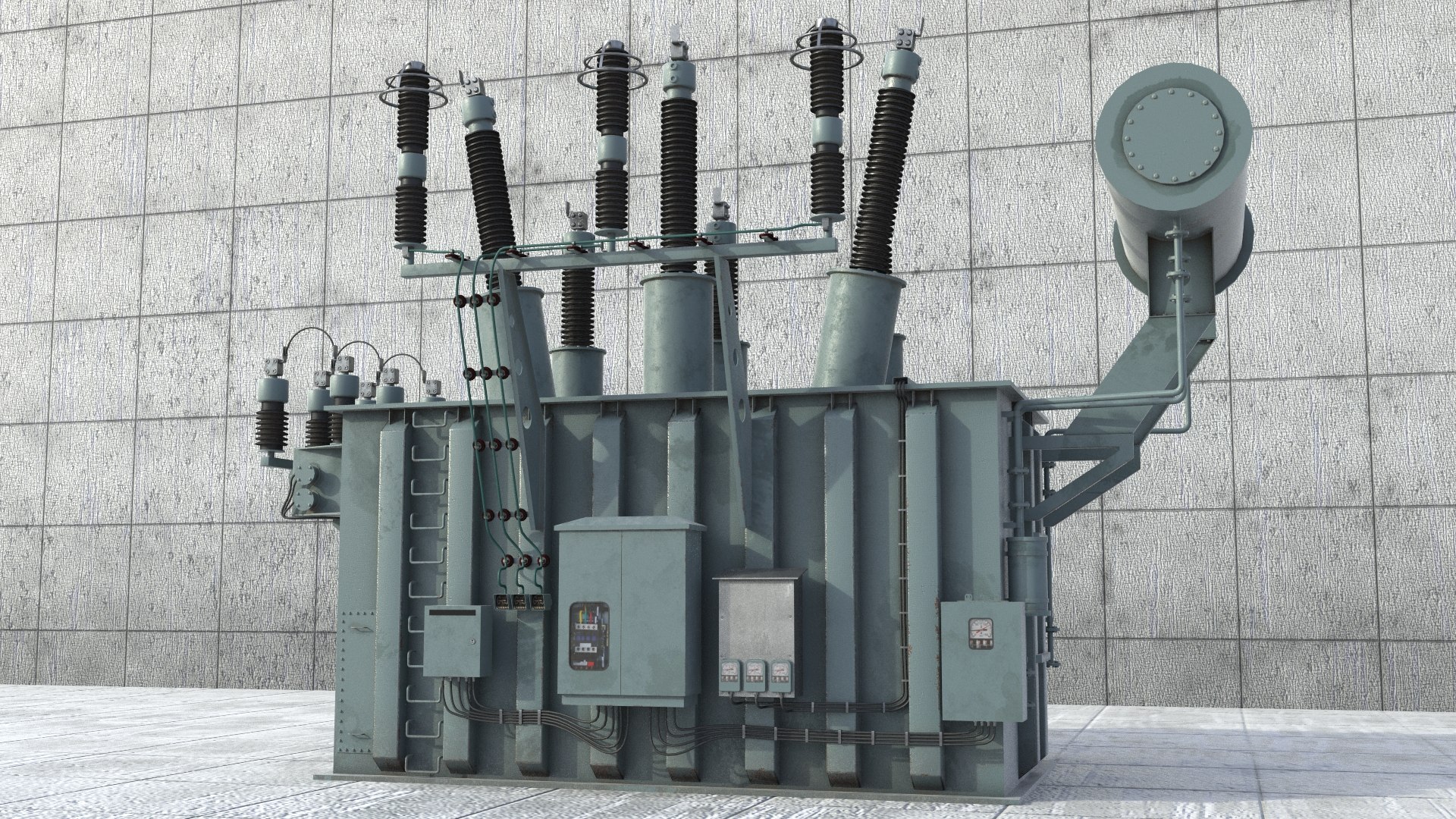 Electrical Transformer 3D Model - TurboSquid 1551576