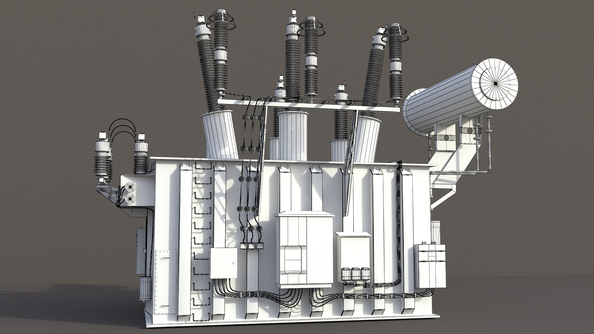 Electrical transformer 3D model - TurboSquid 1551576
