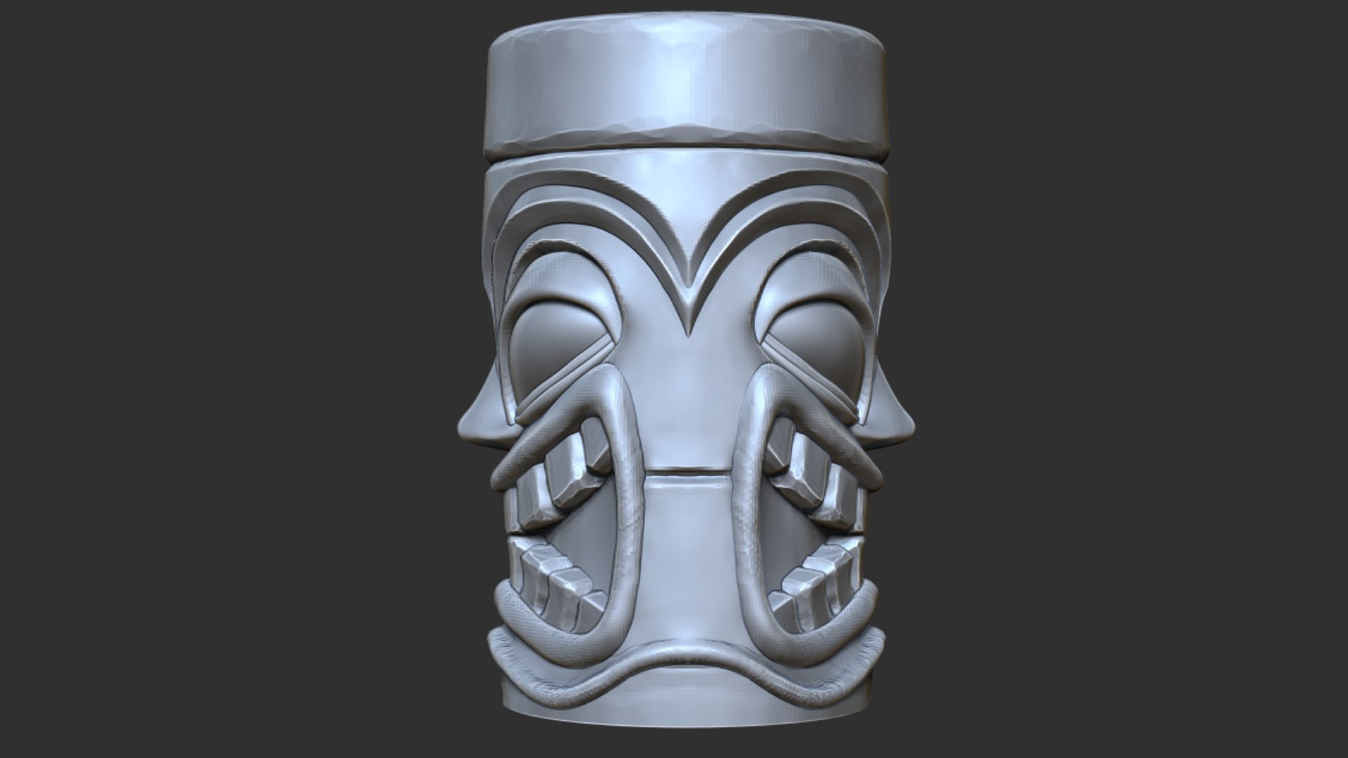 Tiki Totem Pole V1 3D Model - TurboSquid 2213341
