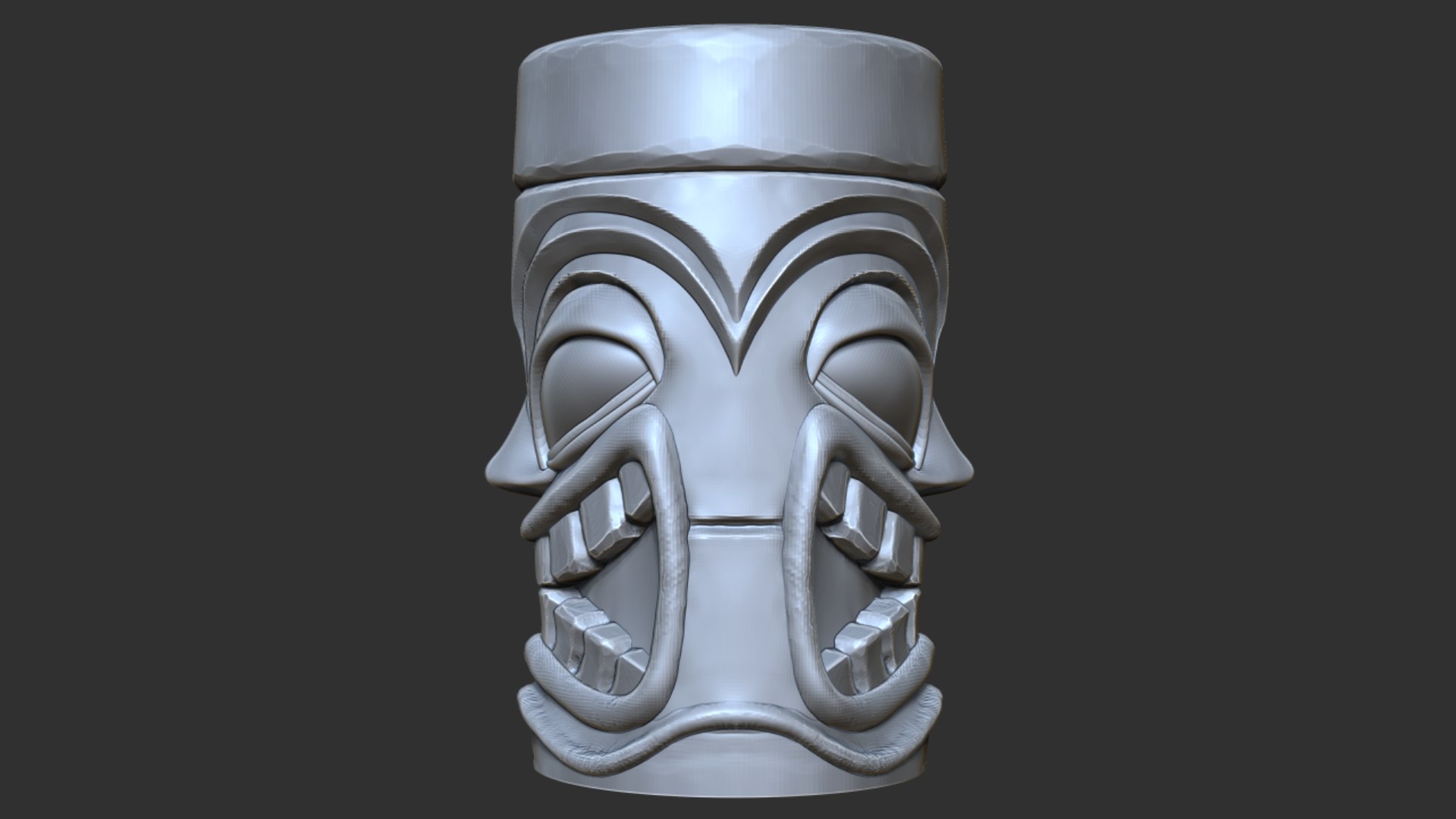 Tiki Totem Pole V1 3D Model - TurboSquid 2213341