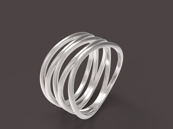 5 ring 3D model - TurboSquid 1476521