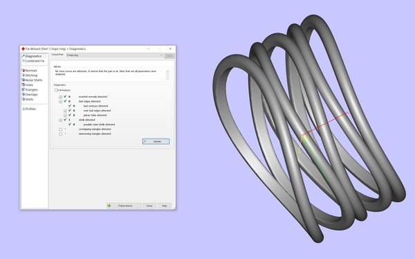 5 ring 3D model - TurboSquid 1476521