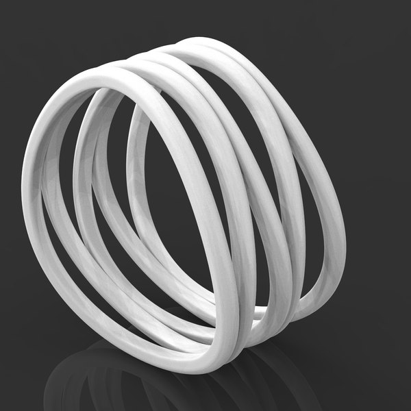 5 ring 3D model - TurboSquid 1476521