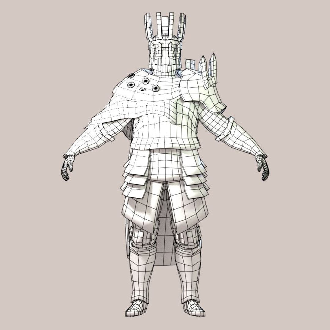 3D Fantasy Armorset Tower Armor Model - TurboSquid 1274821