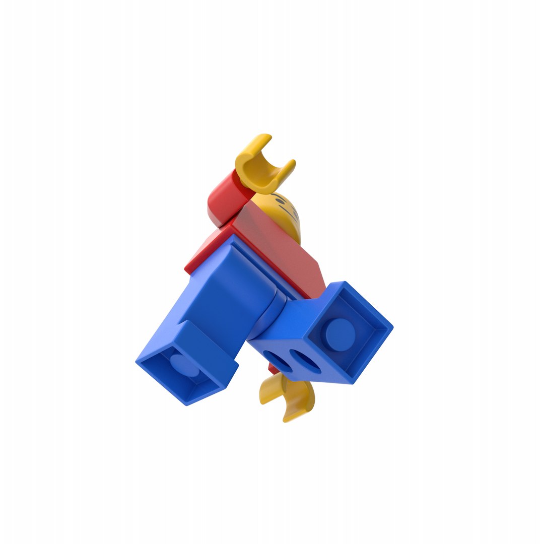 3D Walking Legoman Model - TurboSquid 2209599
