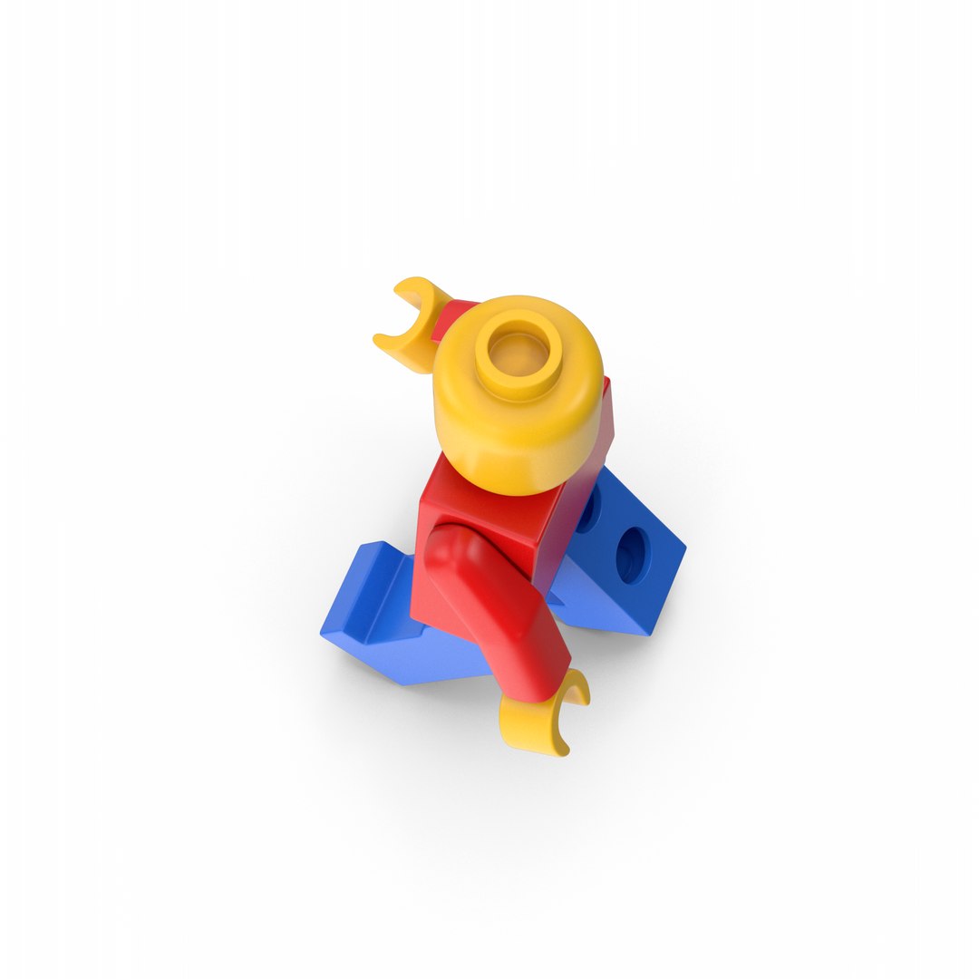 3D Walking Legoman Model - TurboSquid 2209599