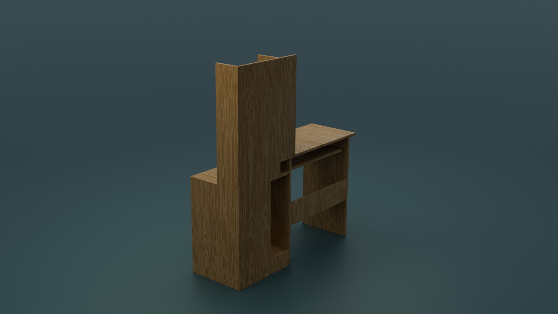 3D Computer Desk Model - TurboSquid 2223606