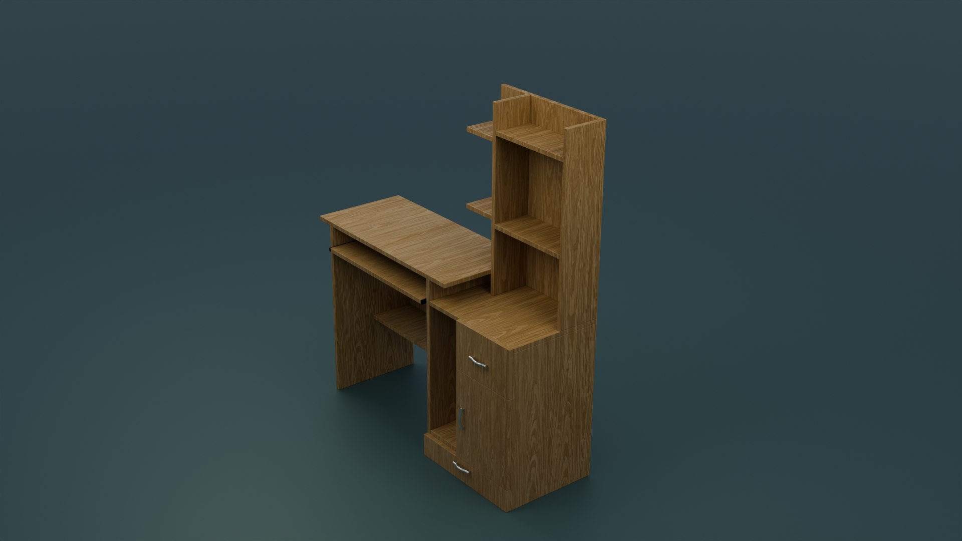 3D Computer Desk Model - TurboSquid 2223606
