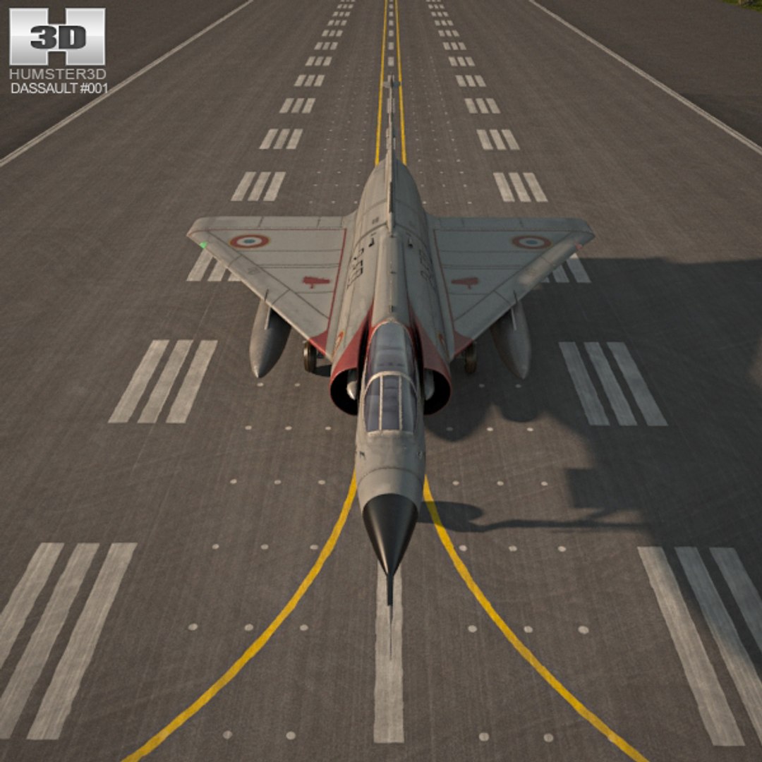3D Dassault Iii Mirage - TurboSquid 1281055