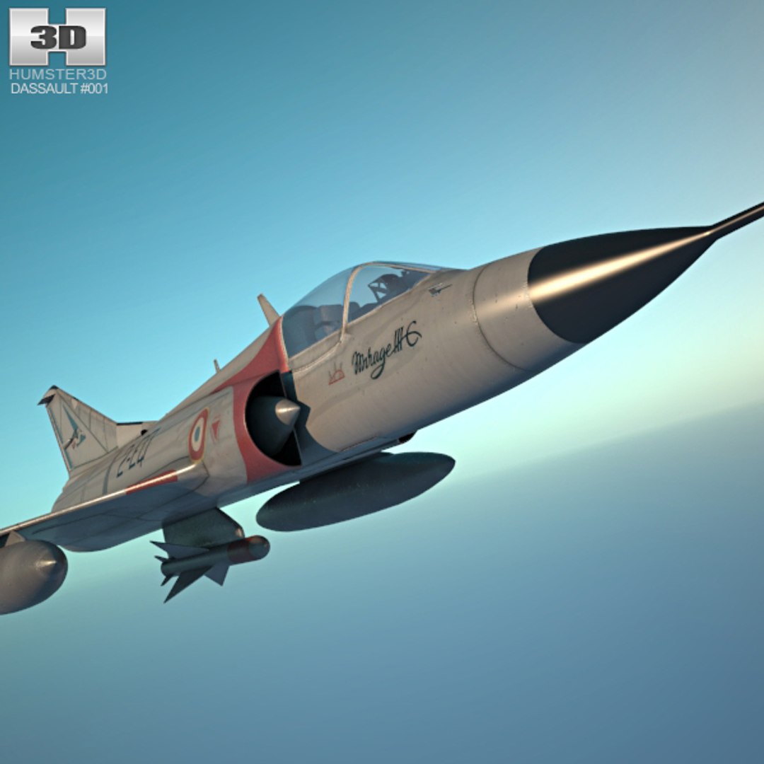 3D Dassault Iii Mirage - TurboSquid 1281055