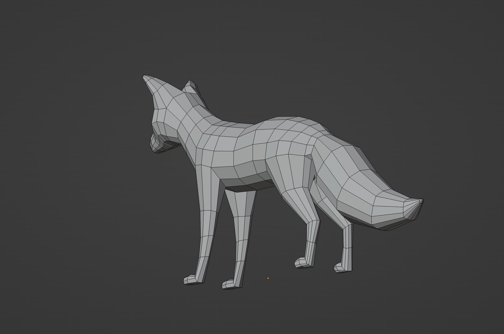 Low Poly Fox 3D Model - TurboSquid 2131645