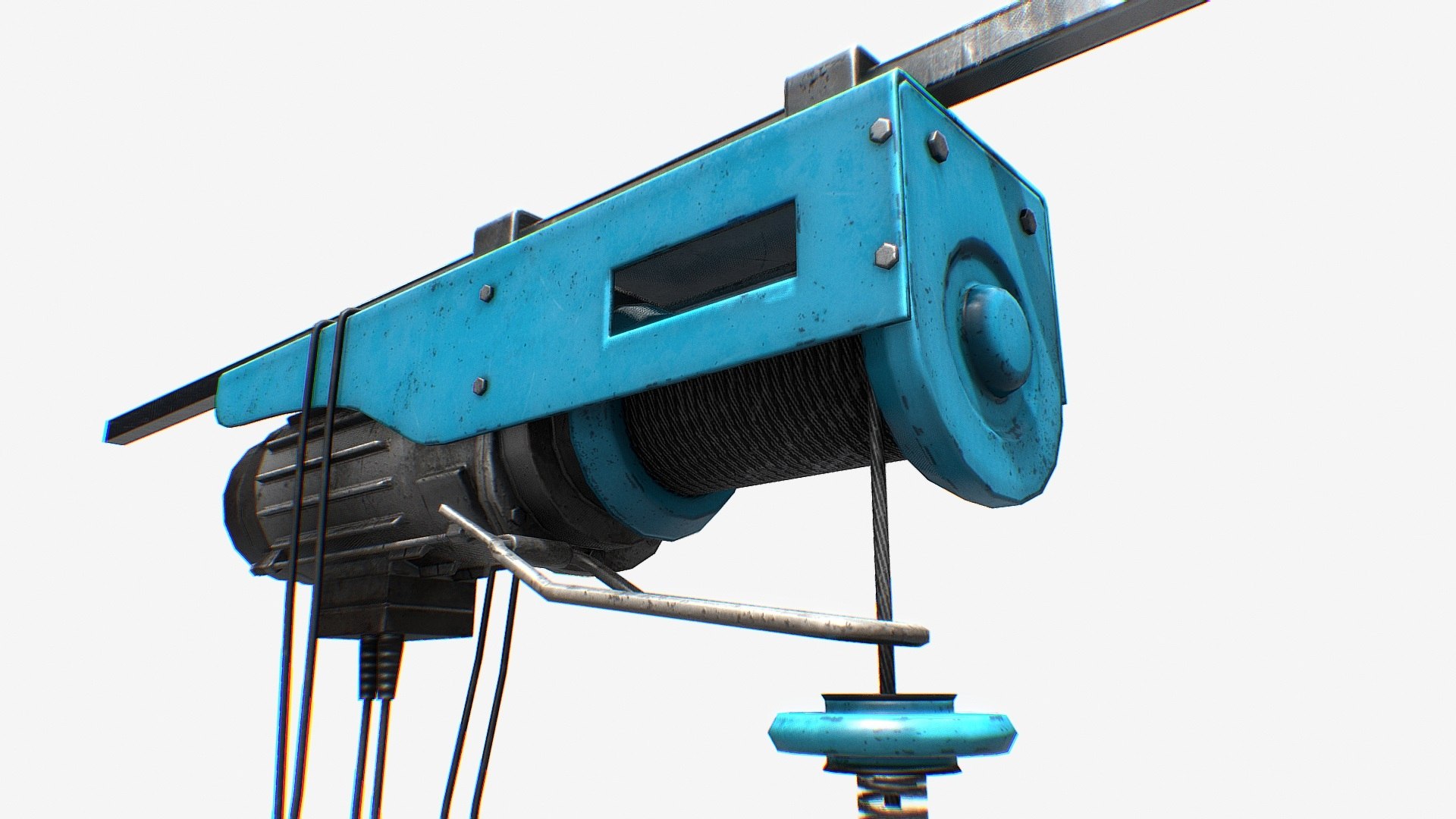 3D Model Mini Wire Rope Electric - TurboSquid 1493554