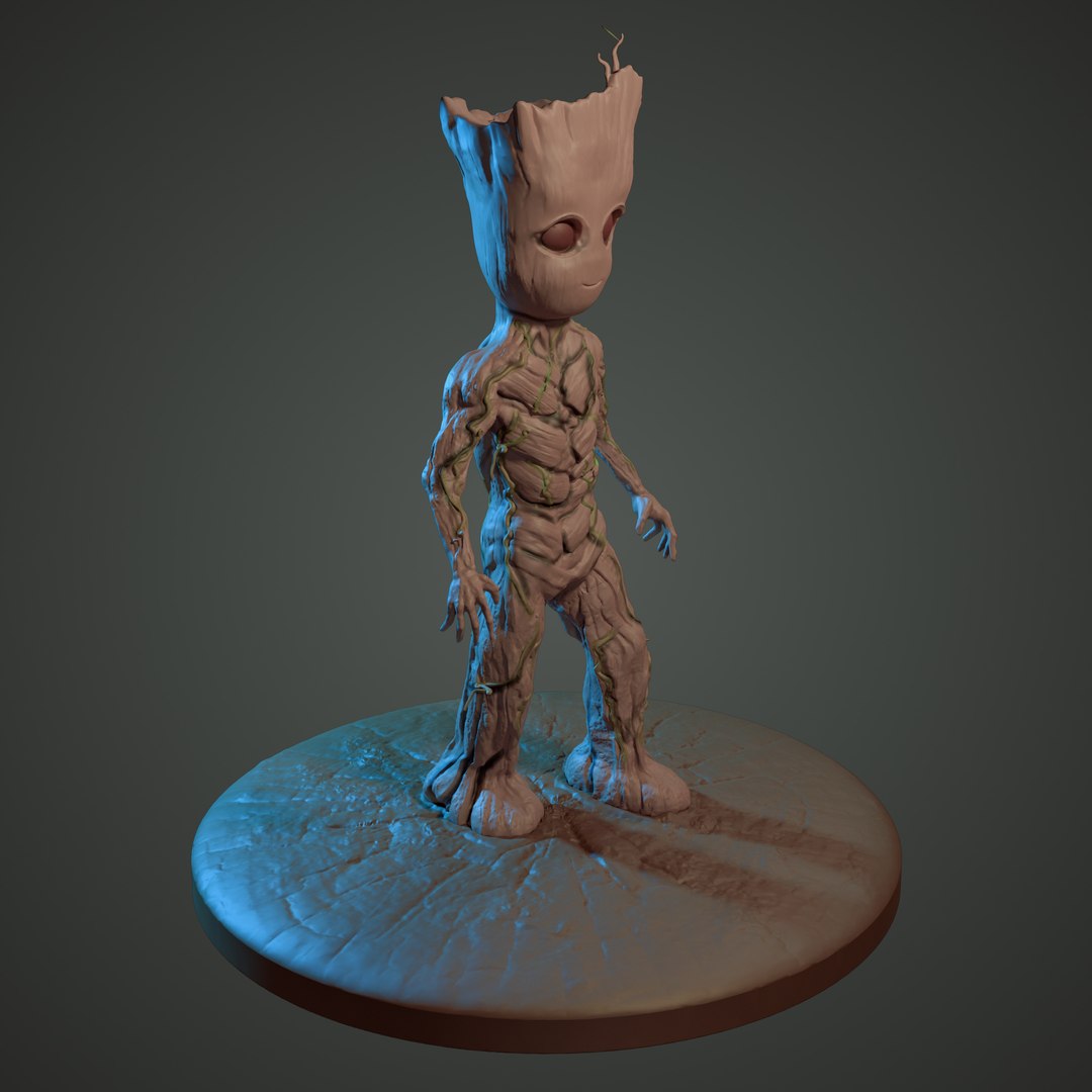 modelo 3d Groot foe 3d print - TurboSquid 2068807