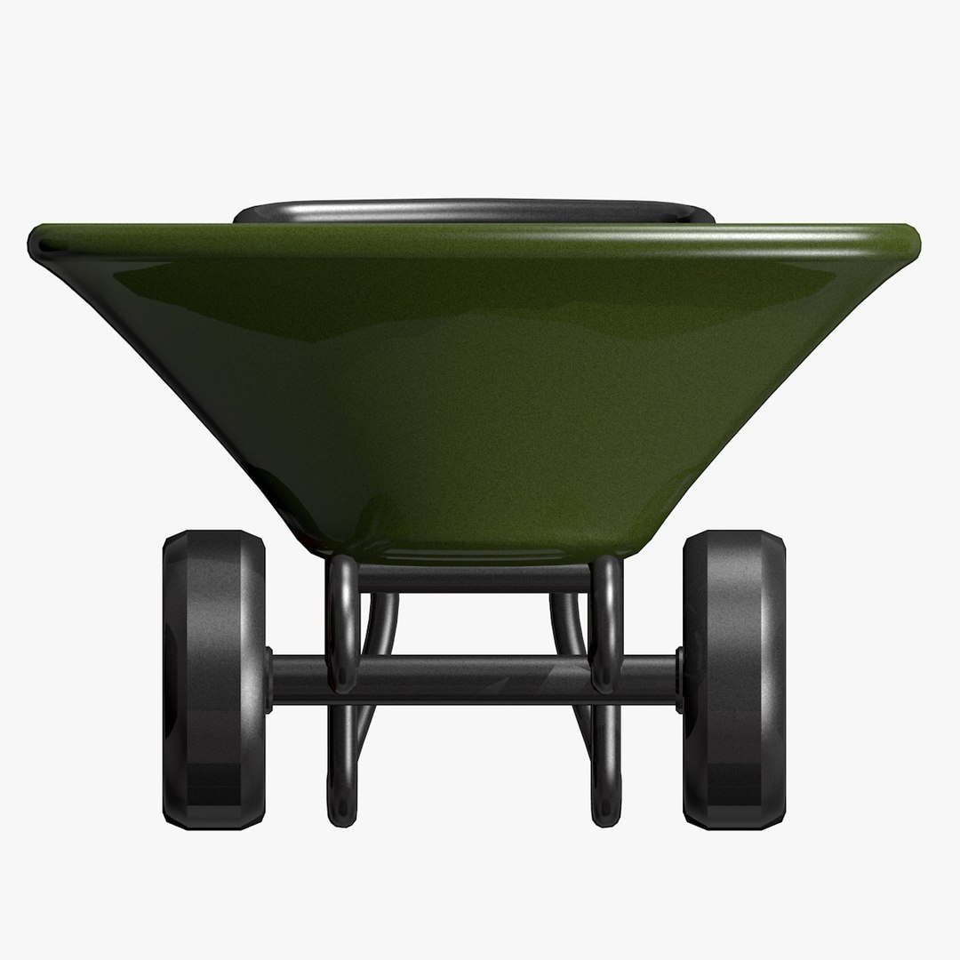 Cartoon Wheelbarrow 3d Model