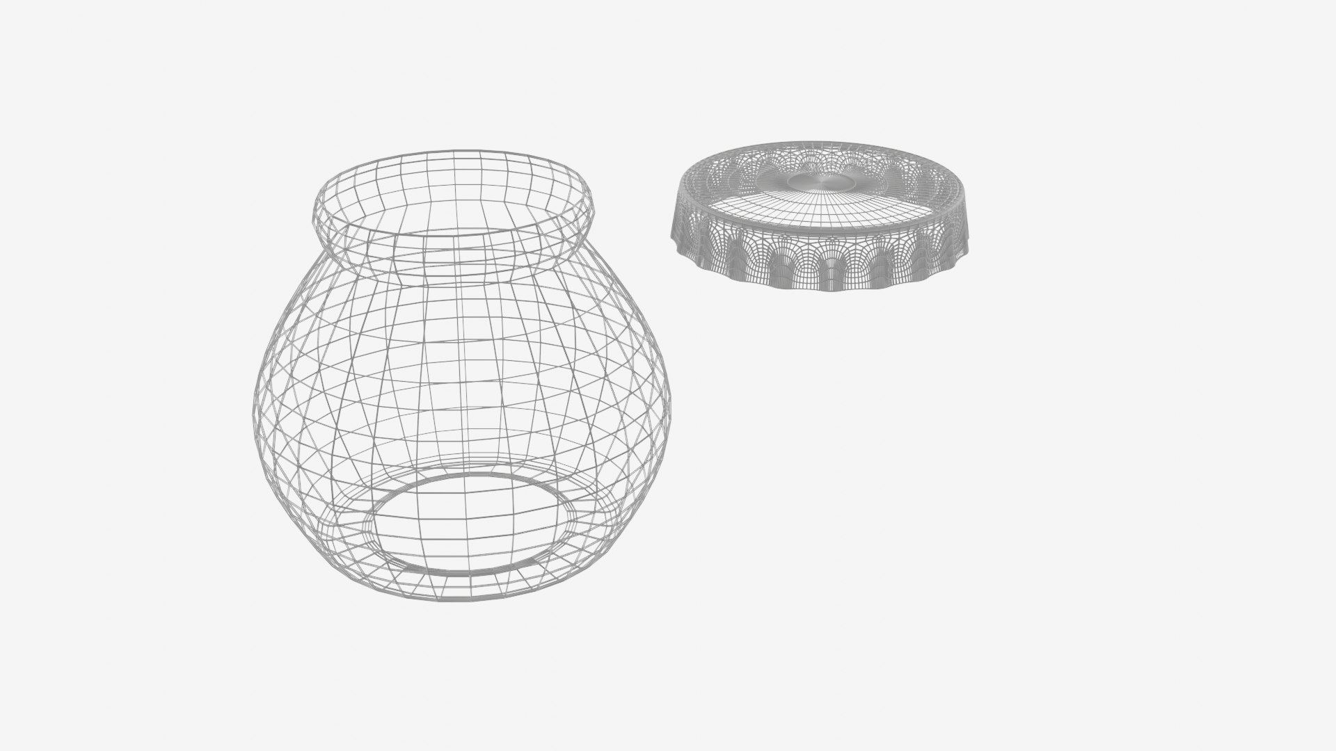 3D Round Jar - TurboSquid 1931341