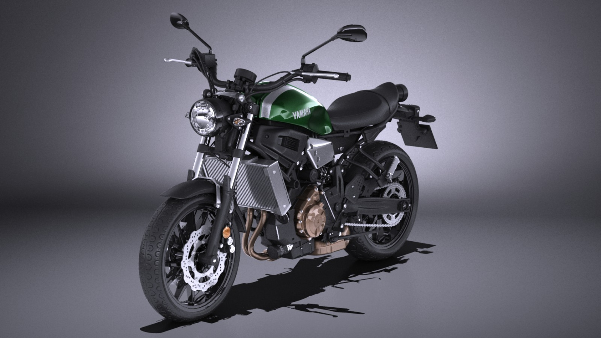 Yamaha Xsr700 2016 3d C4d