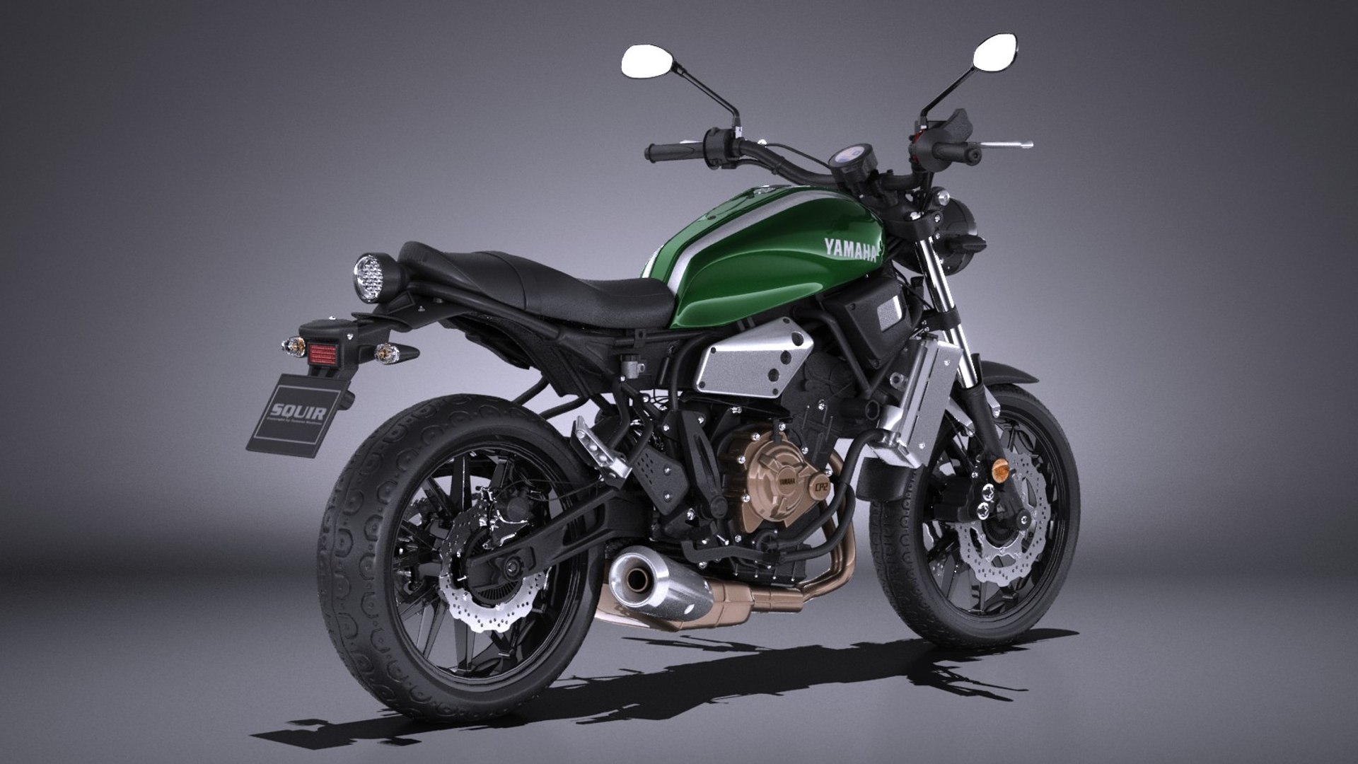 Yamaha Xsr700 2016 3d C4d