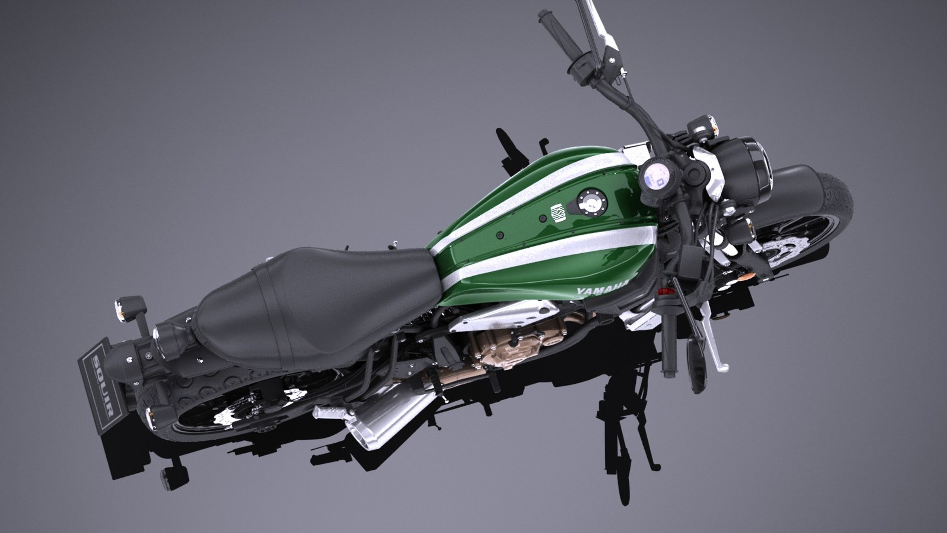 Yamaha Xsr700 2016 3d C4d