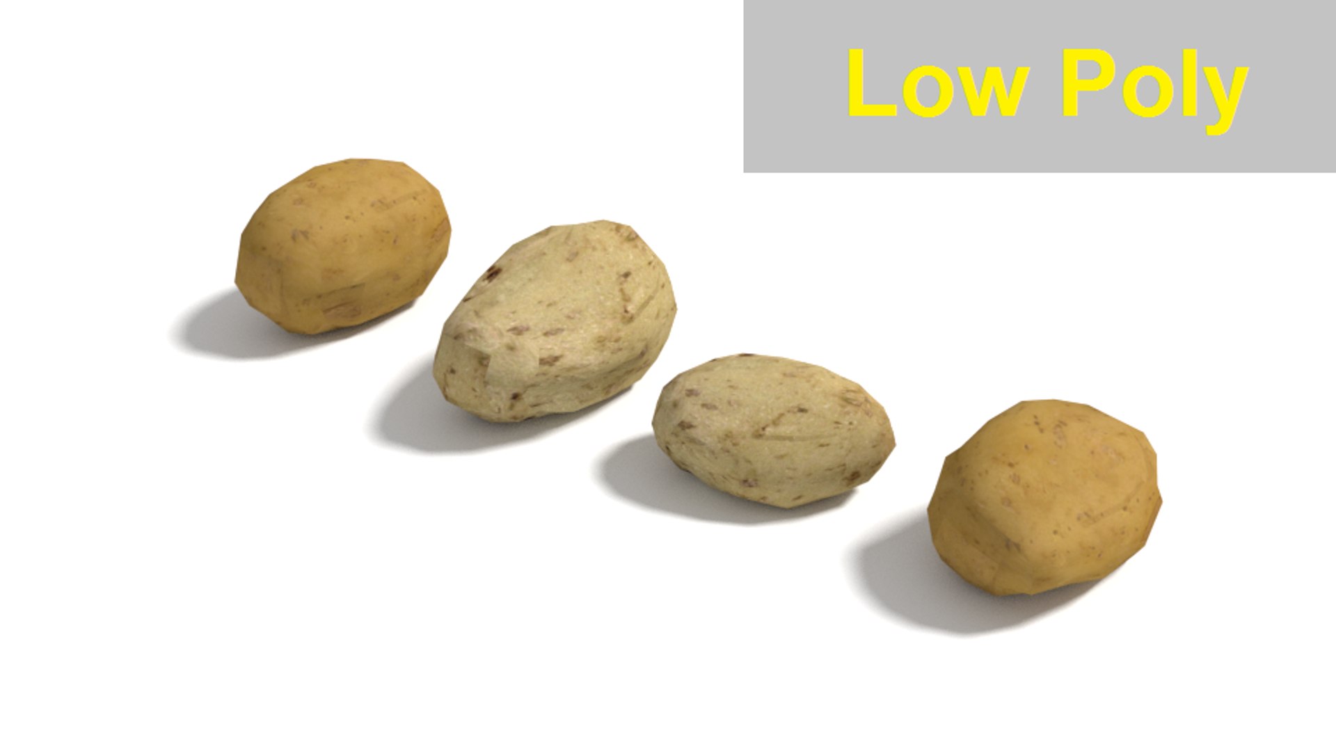 3ds Potato Realistic